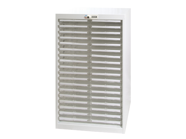 トレイキャビネット 1列18段 ダイヤル錠 浅型 A3対応 A3P-118HD[宮成製作所][新品]|トレイキャビネット-書庫・収納 オフィス家具（中古）通販ならHappy（ハッピー）