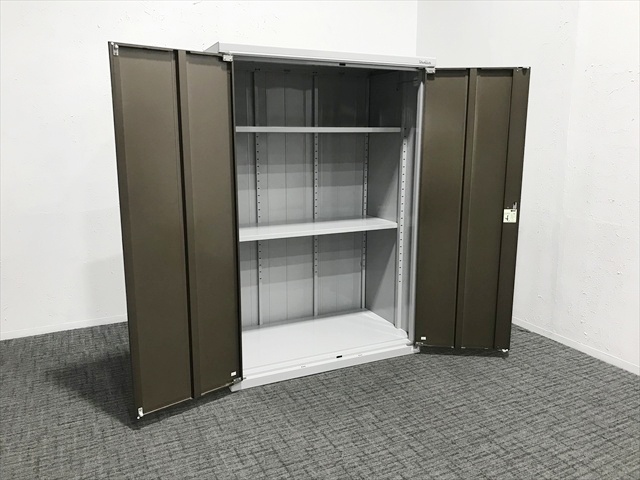 物置 アイビーストッカー BJX 前面棚タイプ BJX-137E 鍵作成不可[イナバ][中古]|物置-書庫・収納 オフィス家具（中古）通販ならHappy（ハッピー）